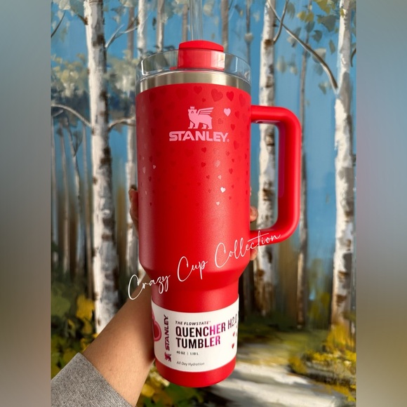 Stanley | Dining | Stanley Target Exclusive Limited Edition Ruby Hearts ...